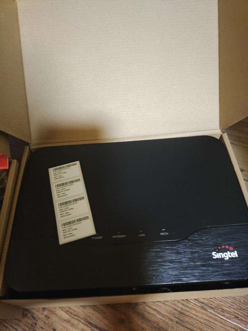 Singtel Mesh Router twin set, Computers & Tech, Office & Business ...