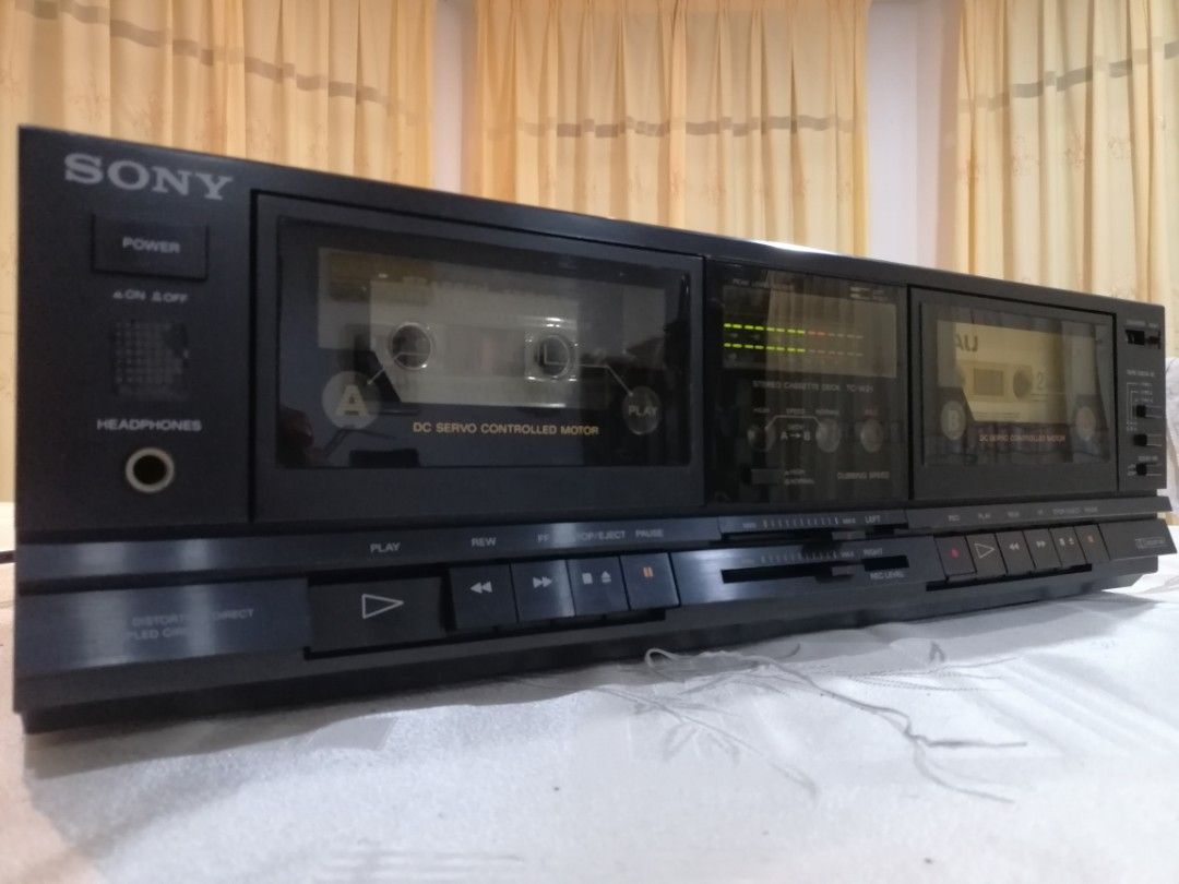 Sony double cassette deck, Audio, Other Audio Equipment on Carousell