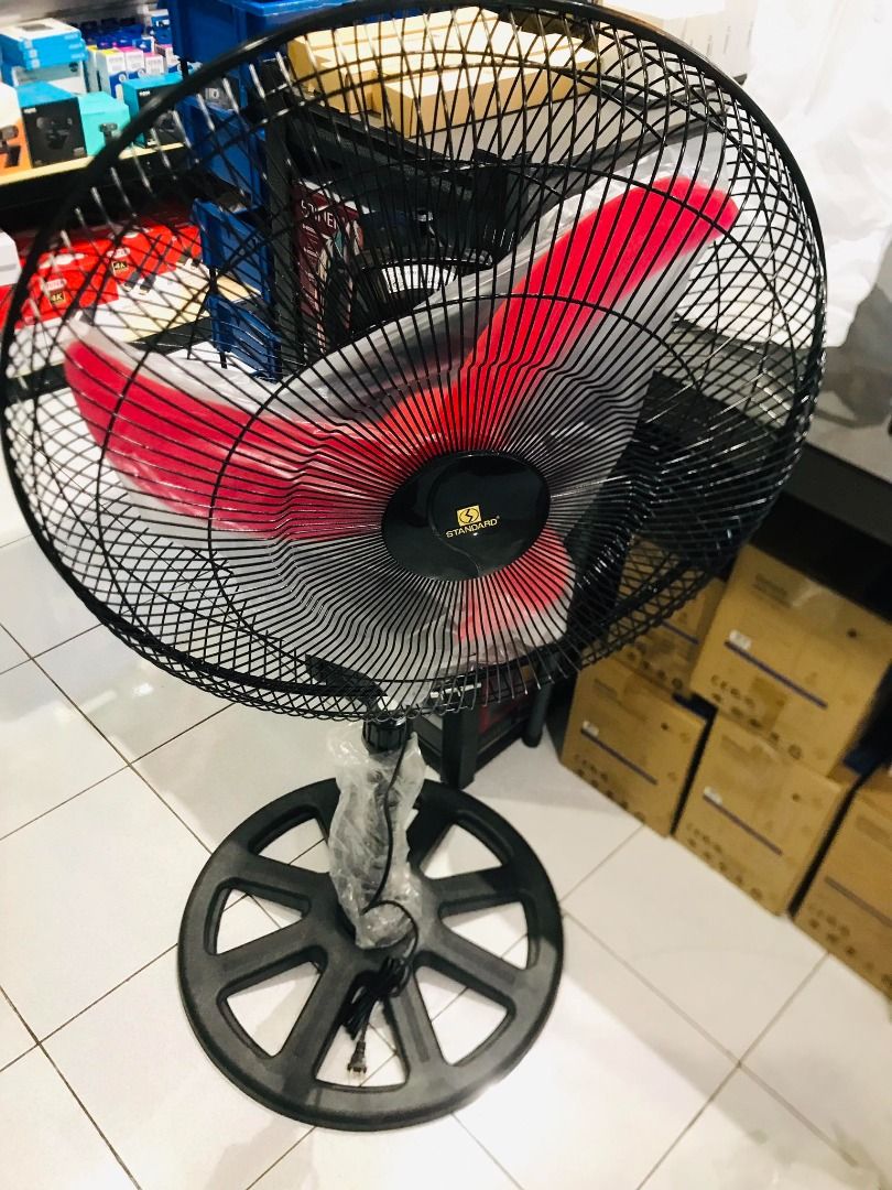 Standard 18 Electric Stand Fan Banana Blade Sts18 Assorted Color On Carousell
