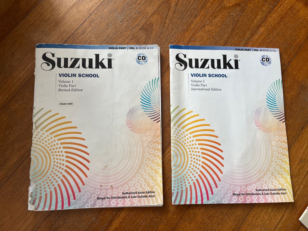Suzuki Violin book 1 and 2, Hobbies & Toys, Books & Magazines, Children ...