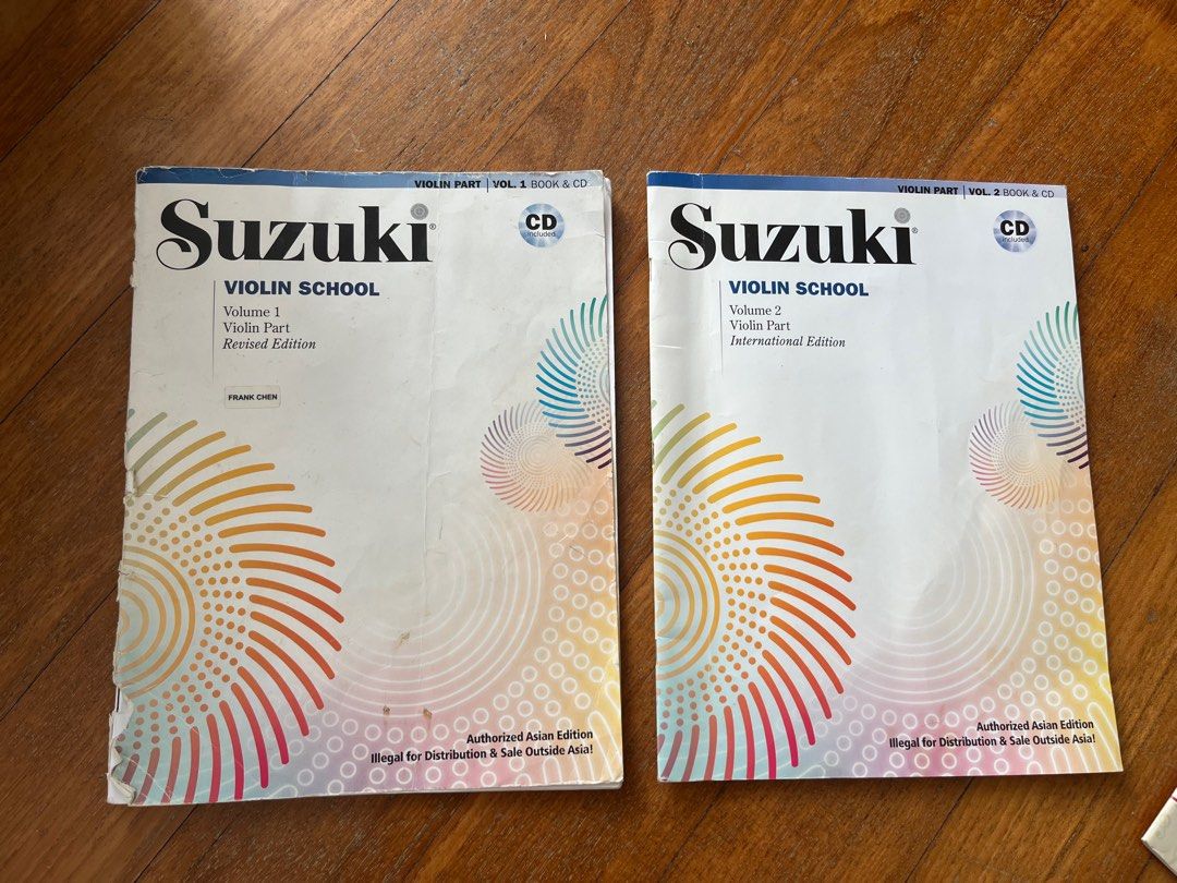 Suzuki Violin book 1 and 2, Hobbies & Toys, Books & Magazines, Children ...