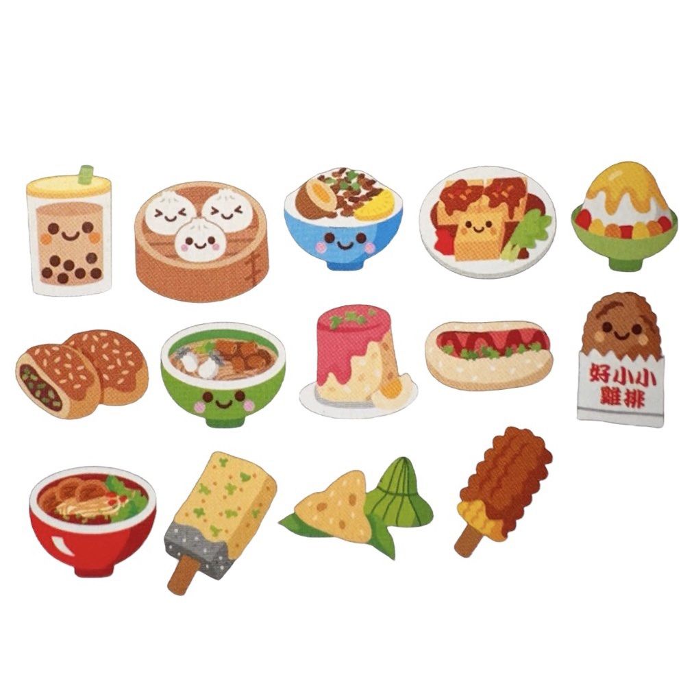 Taiwan Snack Sticker 10 RANDOM STICKER FOR $3, Hobbies & Toys ...