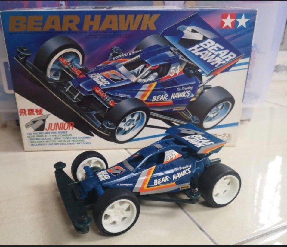 Tamiya Mini 4WD (Bear Hawk), Hobbies & Toys, Toys & Games on Carousell