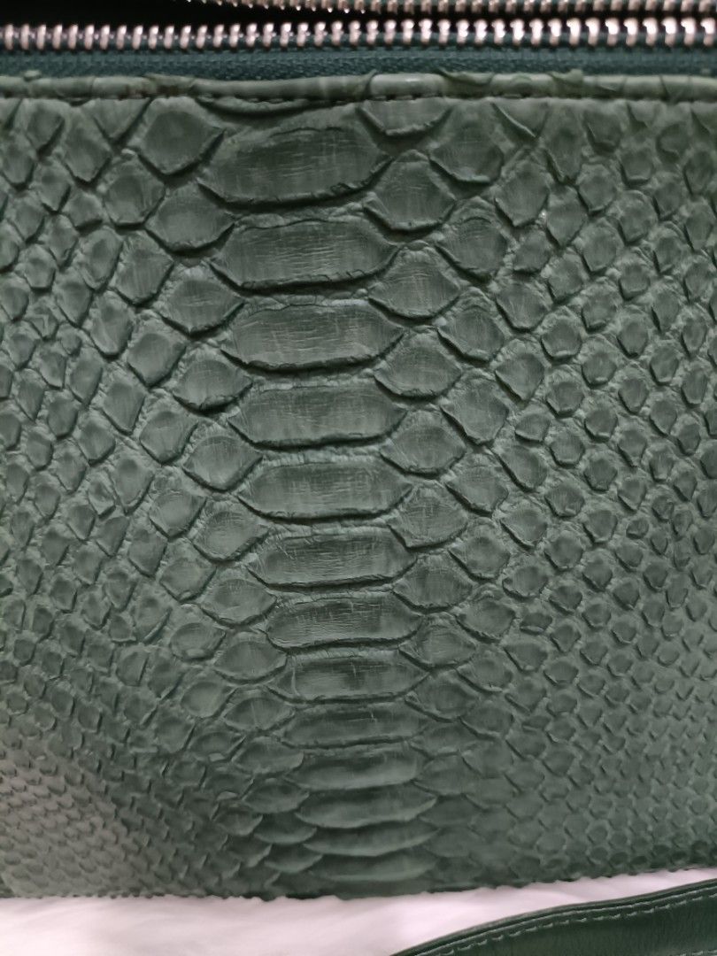 Tas Snake Skin Made in Japan, Fesyen Wanita, Tas & Dompet di Carousell