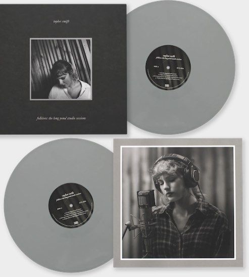 Taylor Swift folklore RSD2023 grey vinyl, 興趣及遊戲, 音樂、樂器 & 配件, 音樂與媒體 ...