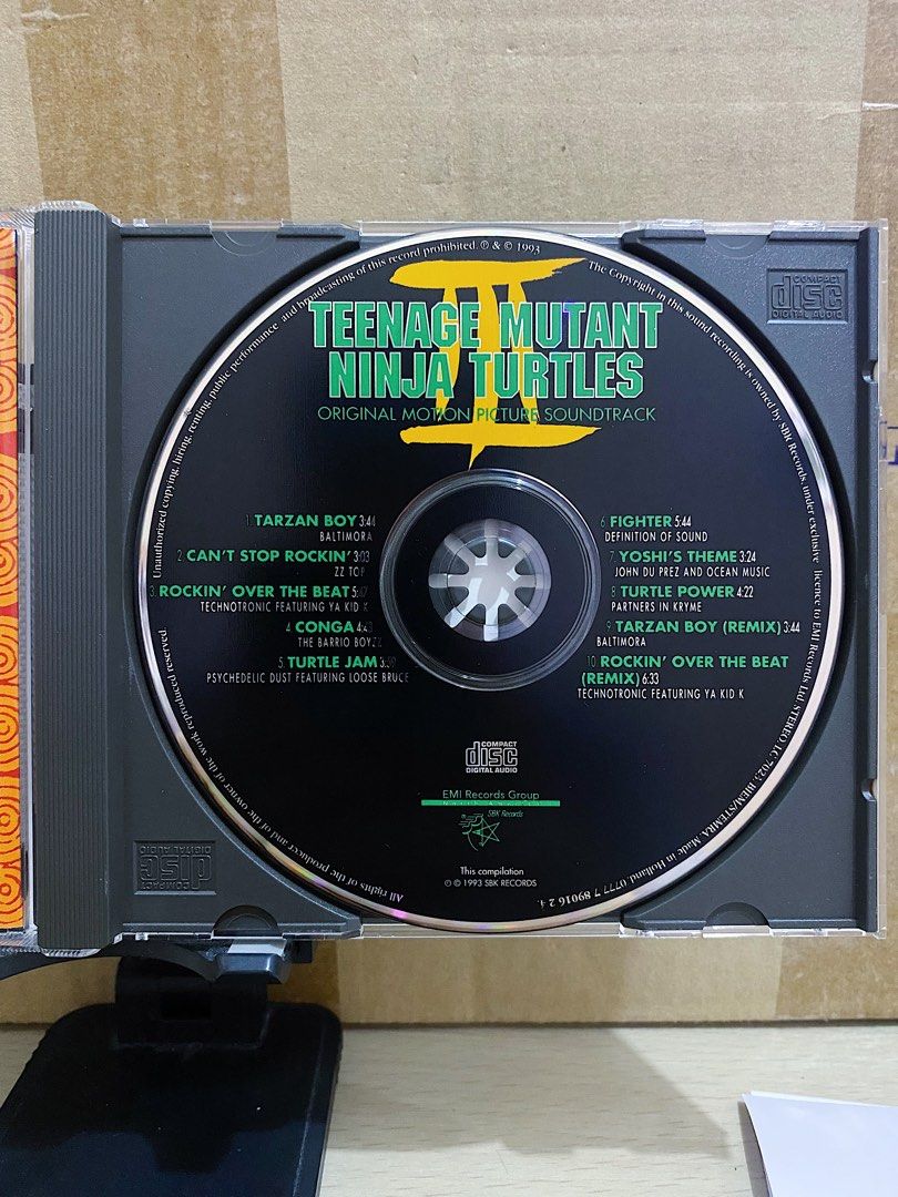 Teenage Mutant Ninja Turtles 3 - TMNT Movie - OST CD (1993), Hobbies ...