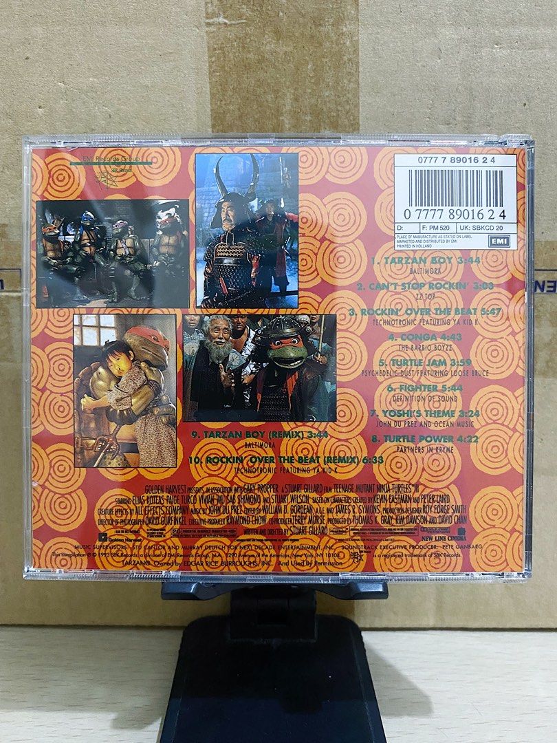 Teenage Mutant Ninja Turtles 3 - TMNT Movie - OST CD (1993), Hobbies ...