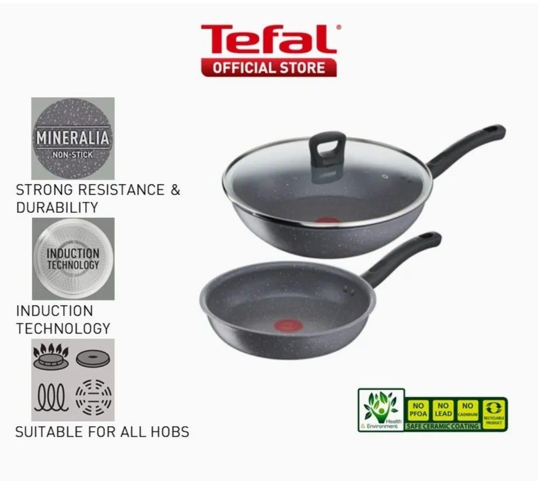 Tefal Frying Pan Wok Pan, TV & Home Appliances, Kitchen Appliances ...