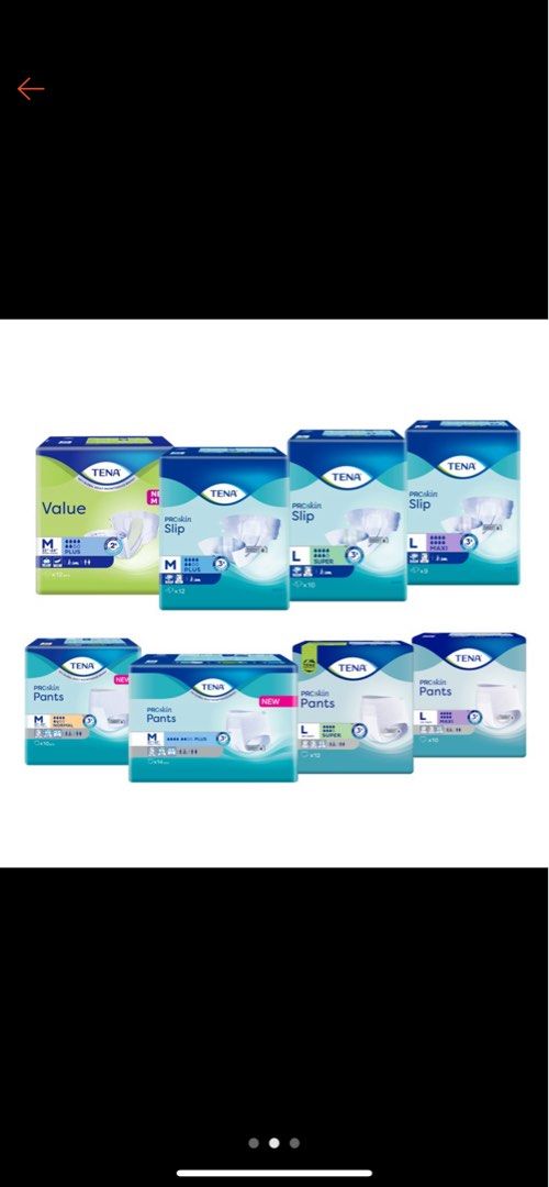 TENA Proskin Slip / Pants Super Adult Diapers, Health & Nutrition, Assistive & Rehabilatory Aids ...