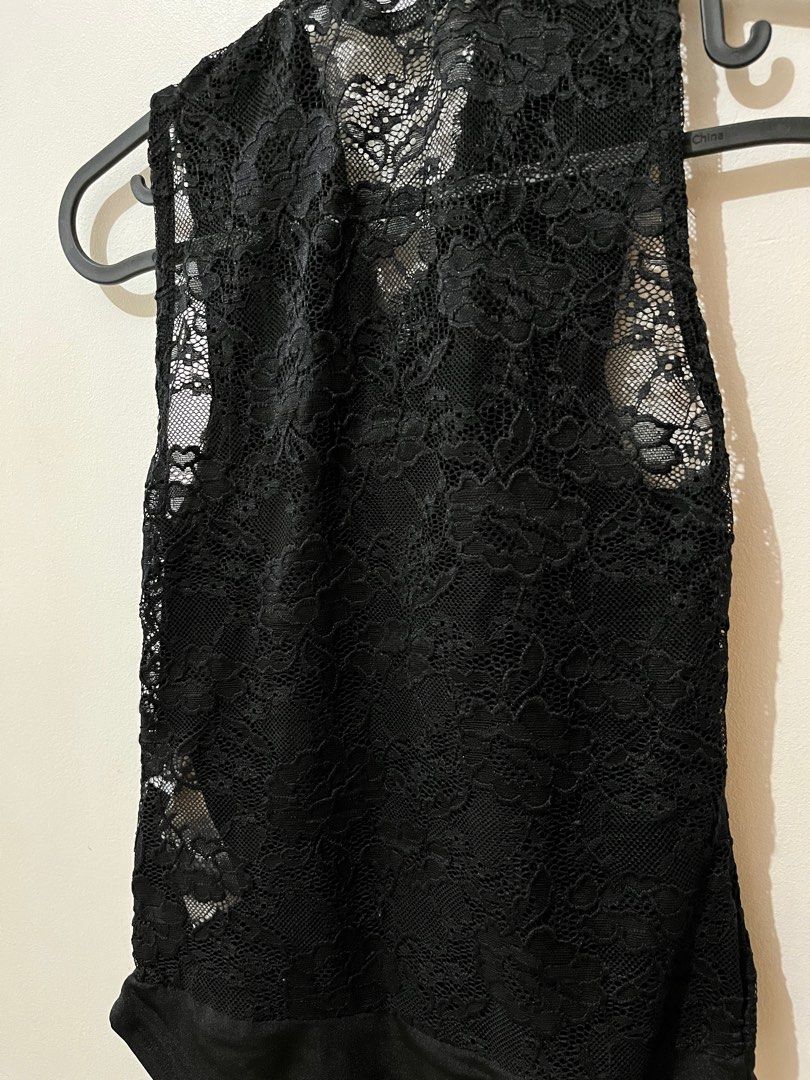 Terranova Laced Black Undergarment, Women's Fashion, Undergarments ...