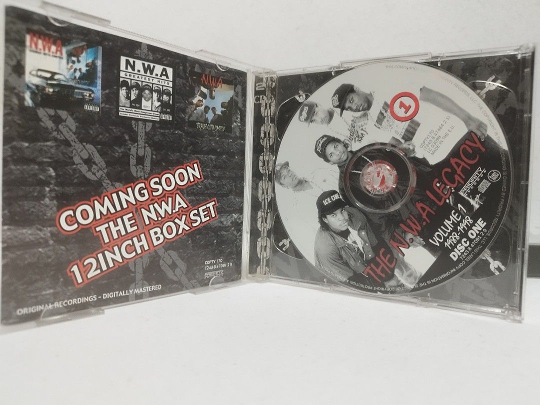 The N.W.A Legacy Volume 1 1988 - 1998 ( ice cube , eazy-e , dr. Dre ...