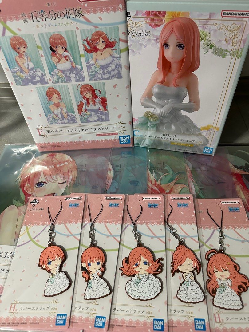 The Quintessential Quintuplets Game Final Kuji, Hobbies & Toys ...