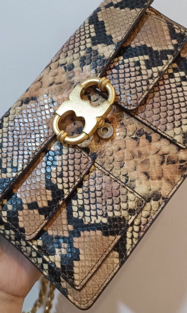 Tory Burch Python Embossed Leather on Carousell