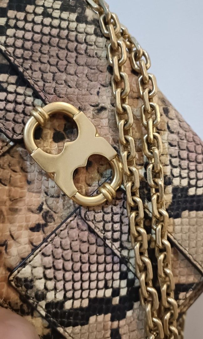 Tory Burch Python Embossed Leather on Carousell