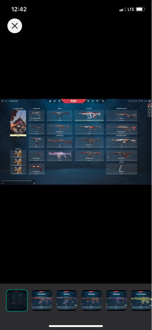 Valorant acc 16 prem skins, Video Gaming, Video Games, Others on Carousell