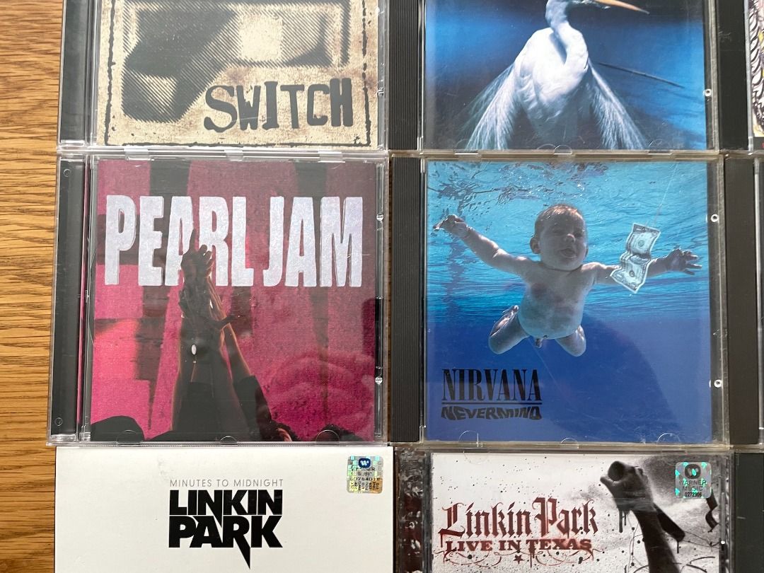 Various CD Linkin Park, Pearl Jam, Nirvana, Metallica, Prodigy, Rage ...