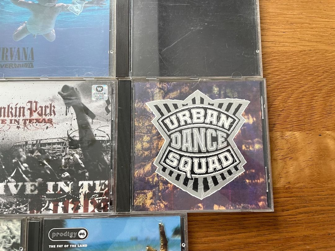 Various CD Linkin Park, Pearl Jam, Nirvana, Metallica, Prodigy, Rage ...