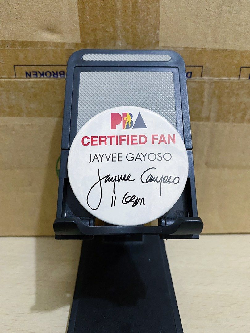 (Vintage) 1996 PBA - Jayvee Gayoso - Certified Fan - Philippine ...