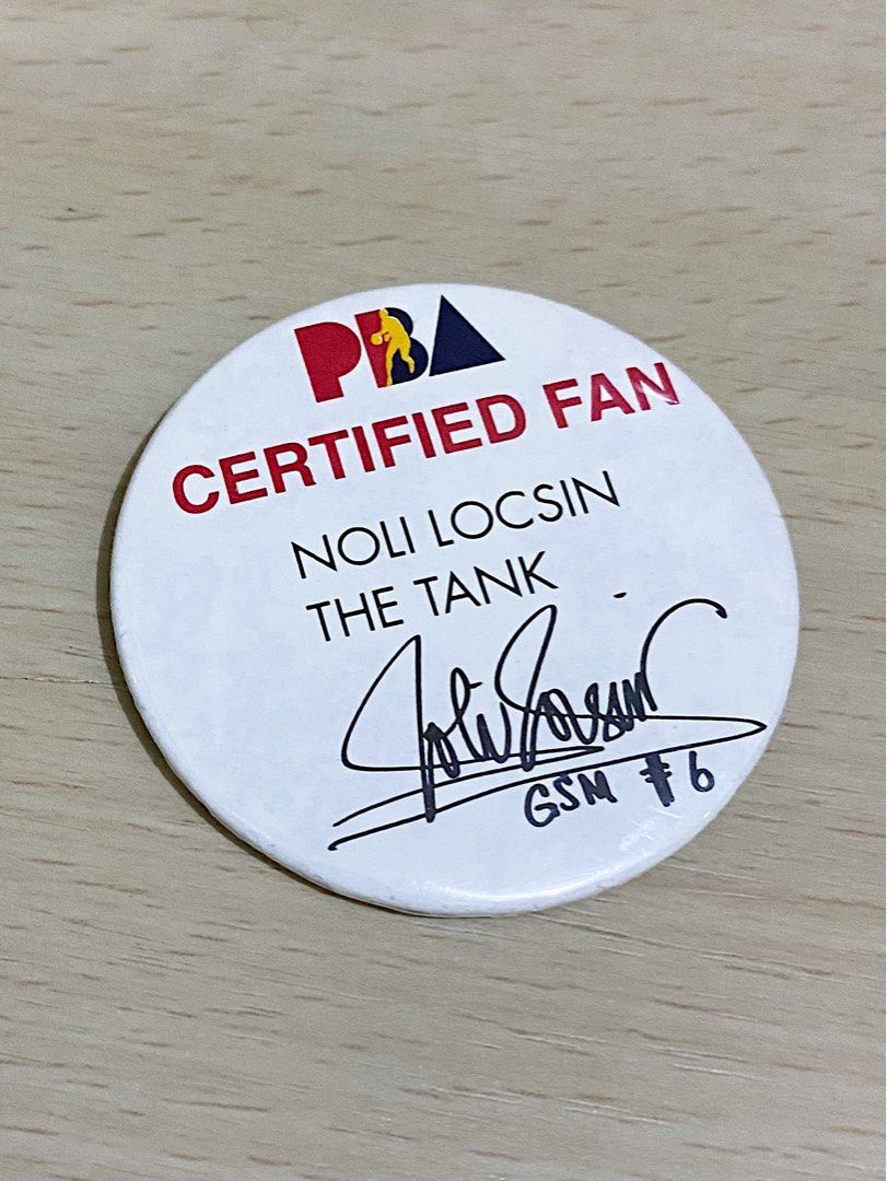 (Vintage) 1996 PBA - Noli Locsin #6 “The Tank” - Certified Fan ...