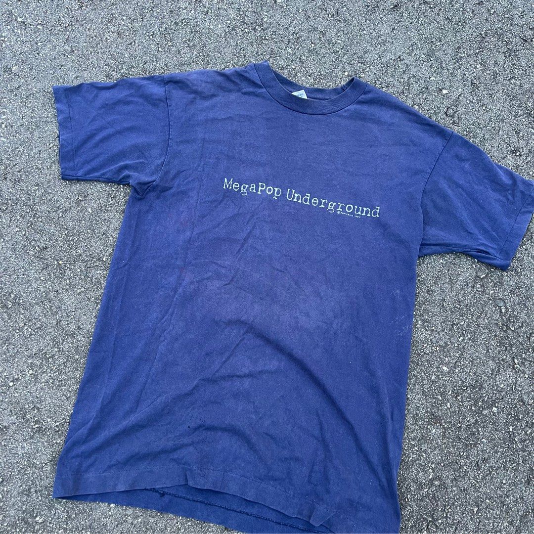 Vintage 90s Megapop Underground Tee, Men's Fashion, Tops & Sets ...
