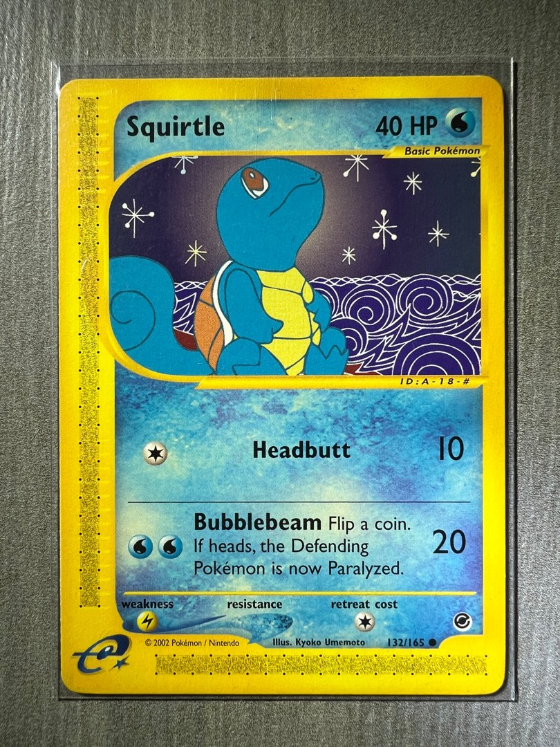 [Vintage] Expedition Squirtle Pokemon Card, Hobbies & Toys, Toys ...