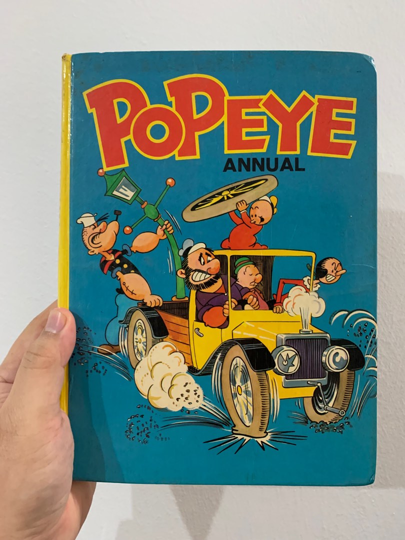 Vintage Popeye Annual RM50, post add RM10, Hobbies & Toys, Collectibles ...