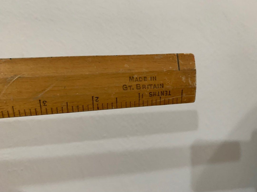 Vintage Ruler - Made in Gt Britain RM25, post add RM10, Hobbies & Toys ...