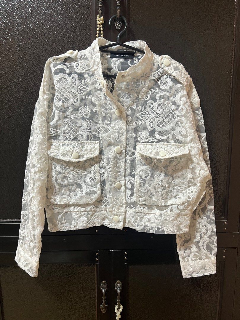 White Lace Jacket on Carousell
