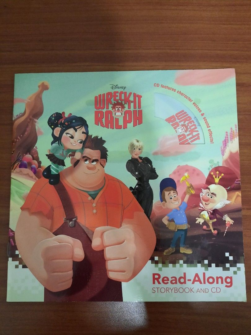 Wreck-It Ralph - Read-Along Storybook and Audio CD, Hobbies & Toys ...