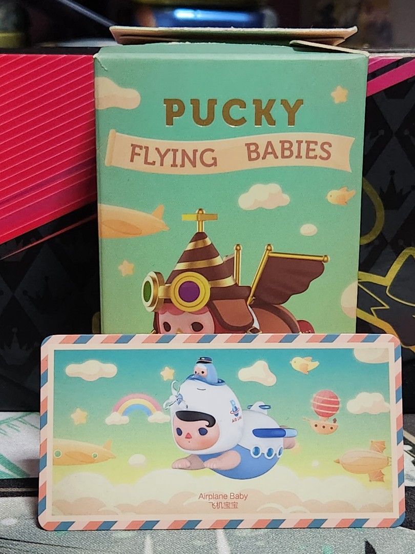 WTS BNIF Pucky Flying babies - Airplane baby (Popmart), Hobbies & Toys ...