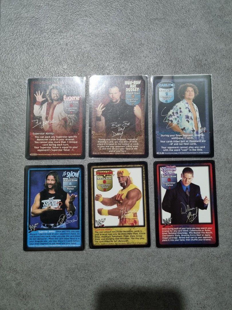 WWF/WWE Raw Deal Face/Superstar Cards, Hobbies & Toys, Toys & Games on ...
