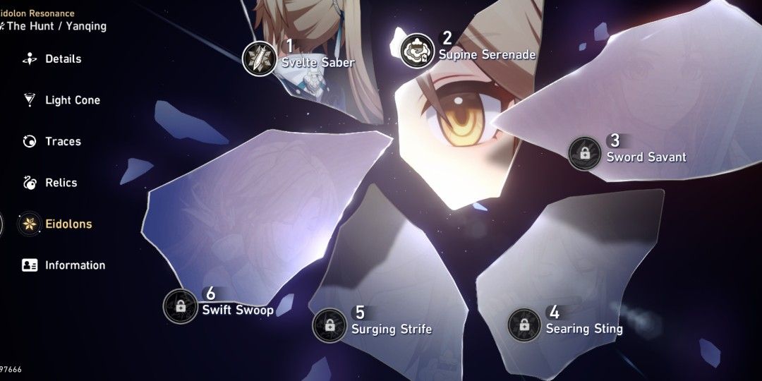 10(+1?) 5* Seele with LC, SW with Welt LC, E2 Yanqing with LC, Bronya ...