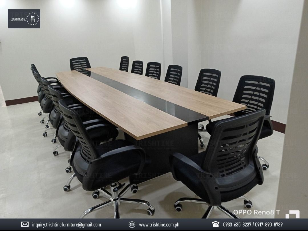 12 seater customize conference table, Furniture & Home Living, Office ...