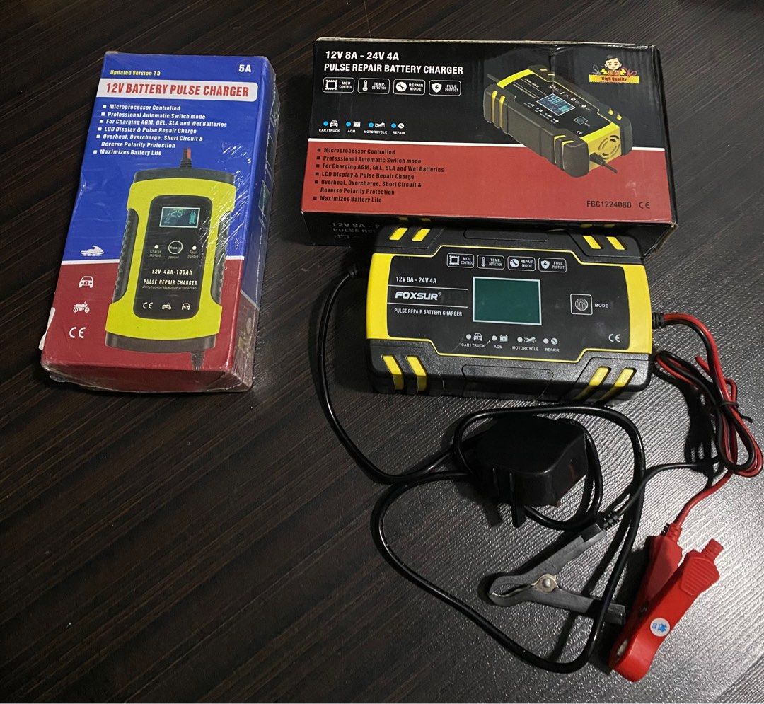 12V Battery Pulse Charger, Furniture & Home Living, Home Improvement ...