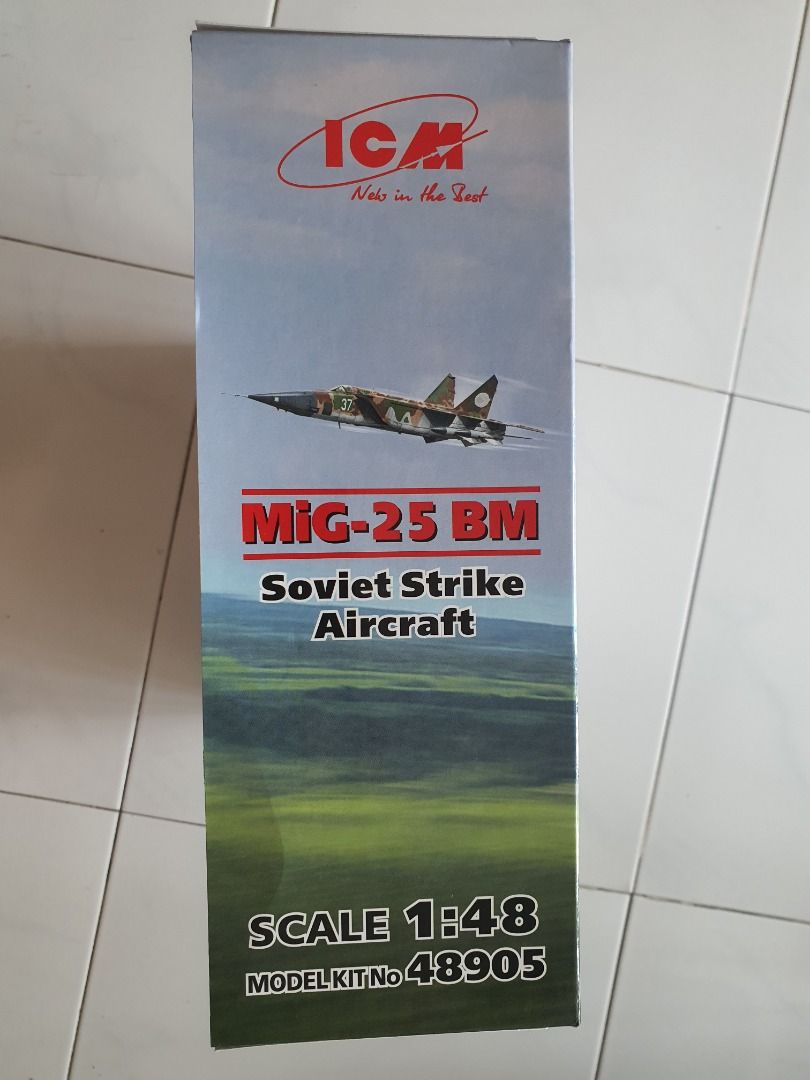 1/48 ICM MiG-25BM, Hobbies & Toys, Toys & Games on Carousell