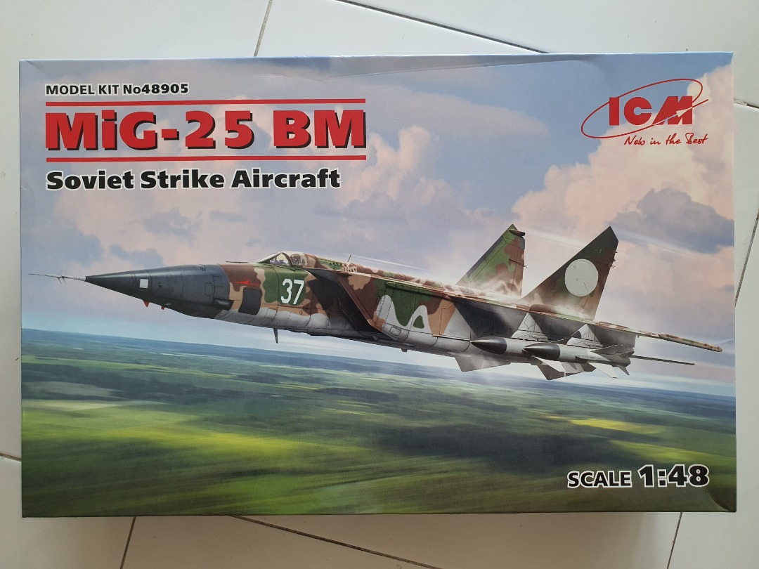 1/48 ICM MiG-25BM, Hobbies & Toys, Toys & Games on Carousell