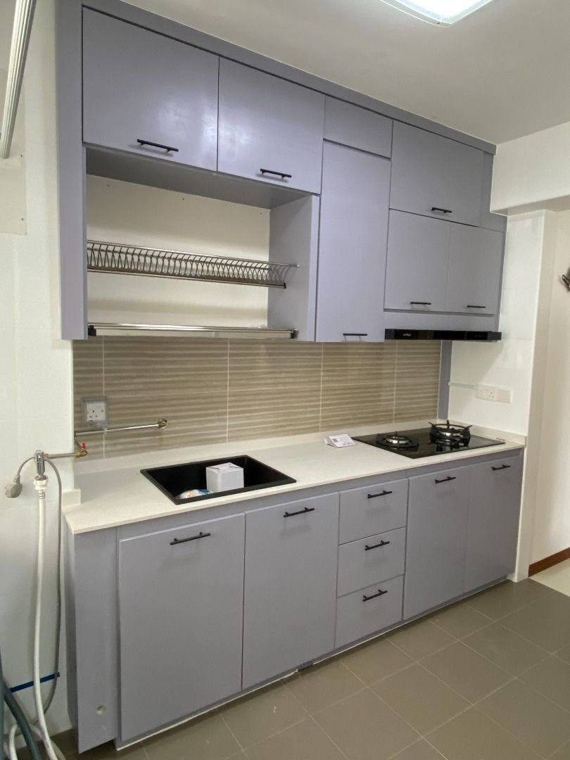 20 feet New Kitchen cabinet with 10 ft quartz table top, Home Services ...