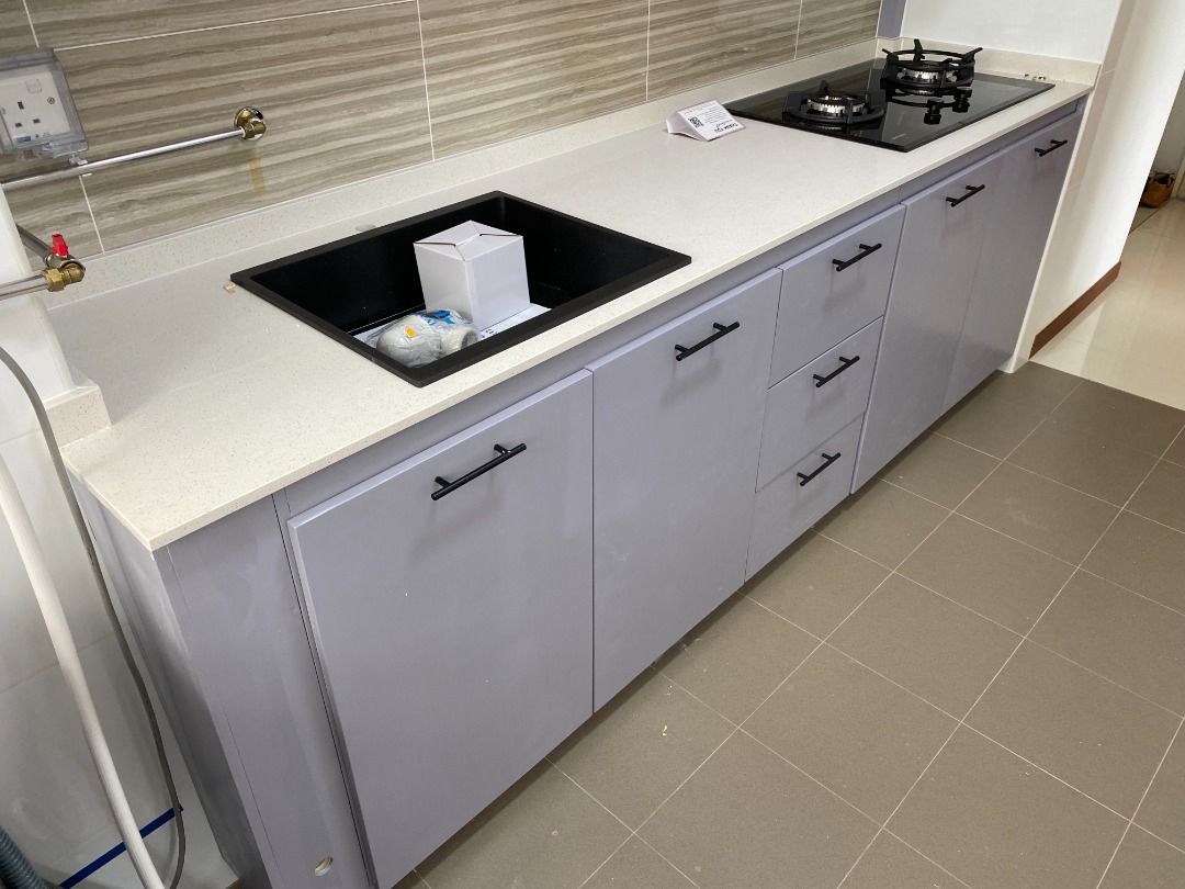 20 feet New Kitchen cabinet with 10 ft quartz table top, Home Services ...