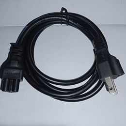 3 Pin Power Cord Cable 3 Prong Computer AC Cord Adapter Lead 1.5M ...