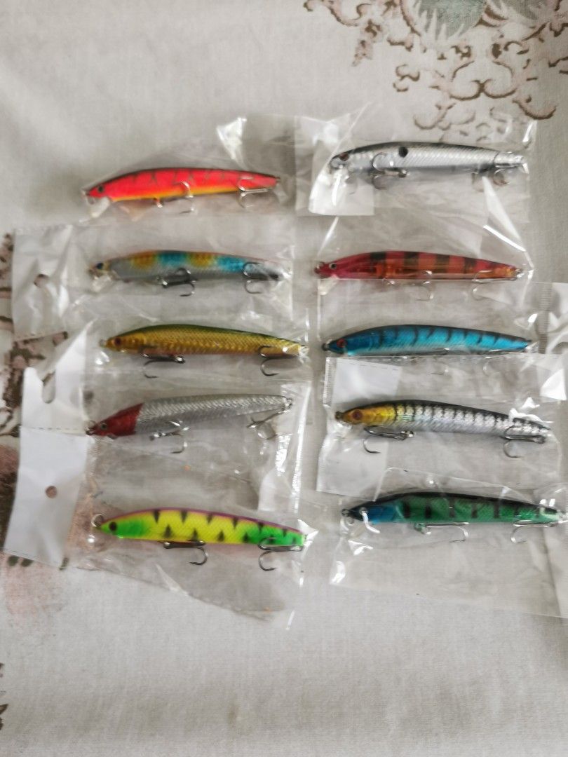 4" rattle sound jig with treble hooks, Sports Equipment, Fishing on ...