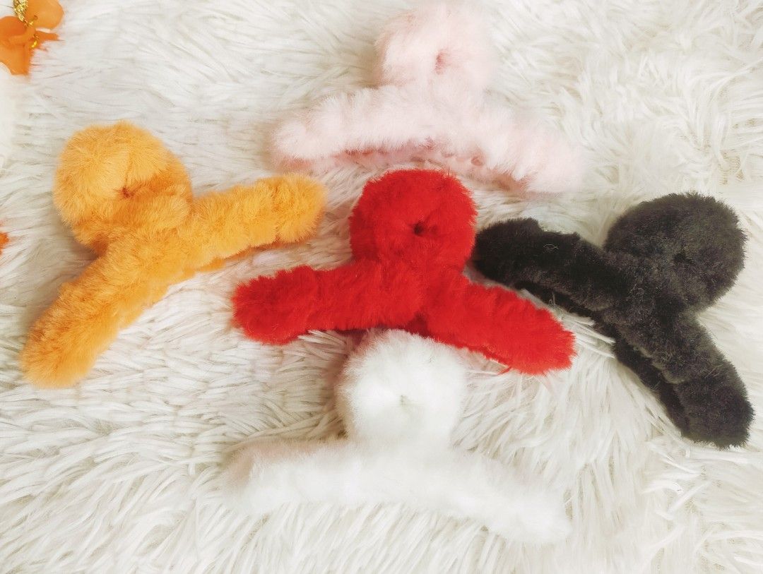 5 PC's assorted feather clam on Carousell