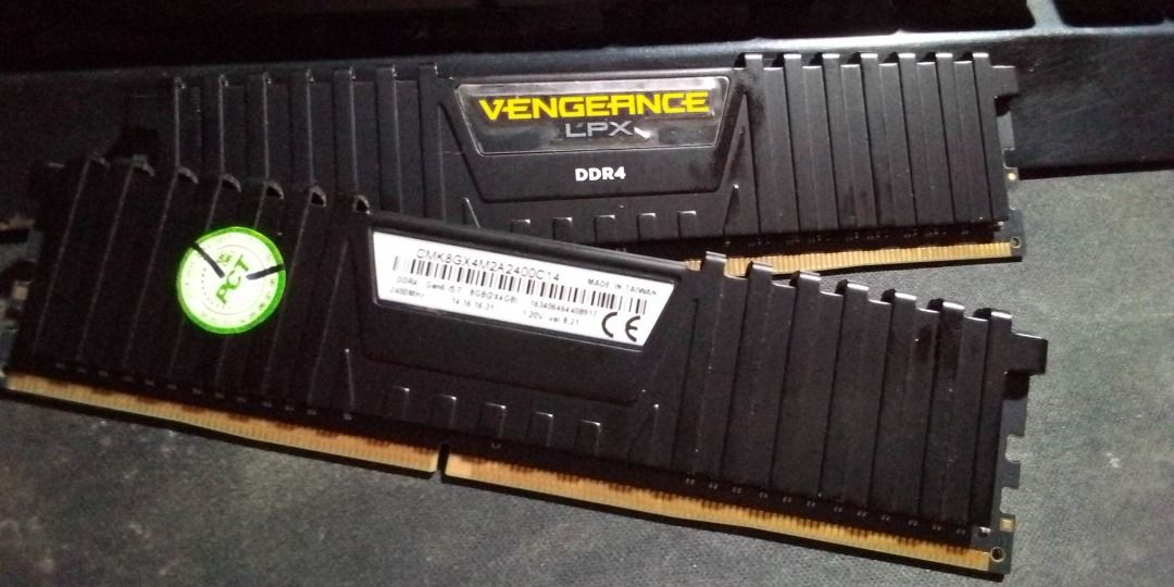 8gb Corsair Vengeance RAM [4gb x 2], Computers & Tech, Parts ...