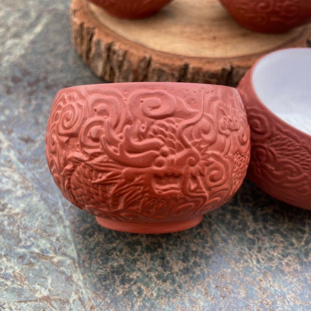 雙層隔熱杯-龍頭/茶杯/水杯/泡茶器具/茶具, 家具及居家用品, 廚具和餐具, 水杯、水壺在旋轉拍賣