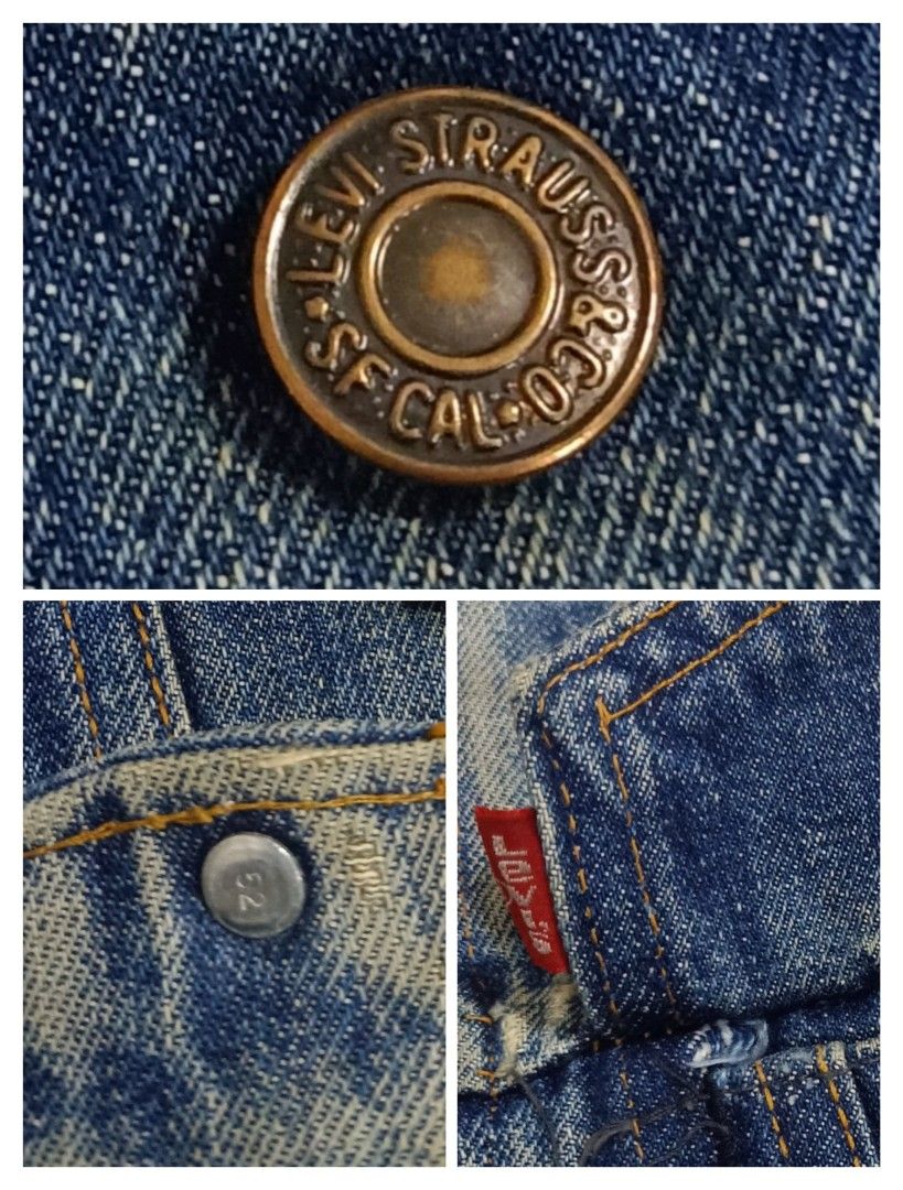 LEVI'S JACKET TYPE 3 LOT 70505 STAMPS 52 MADE IN USA, Men's Fashion ...