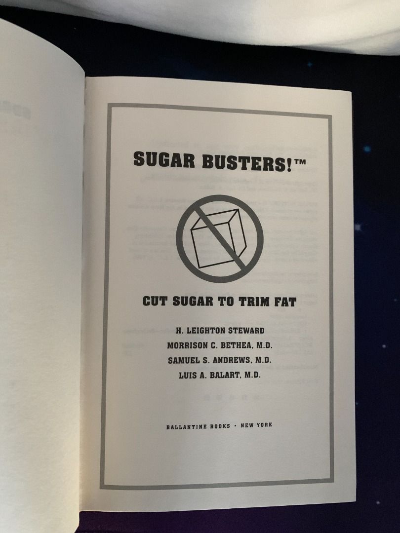 Sugar Buster Cut Sugar to Trim Fat , Hobbies & Toys, Books & Magazines ...