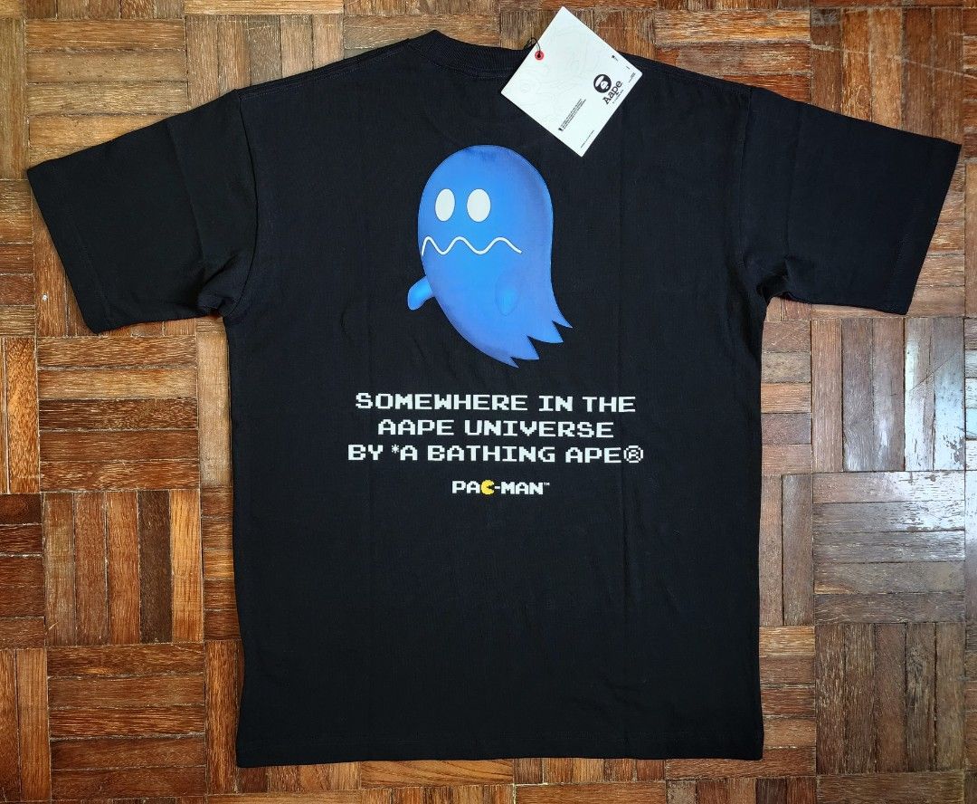 Aape By Bathing Ape X Pacman T Shirt, Men's Fashion, Tops & Sets ...