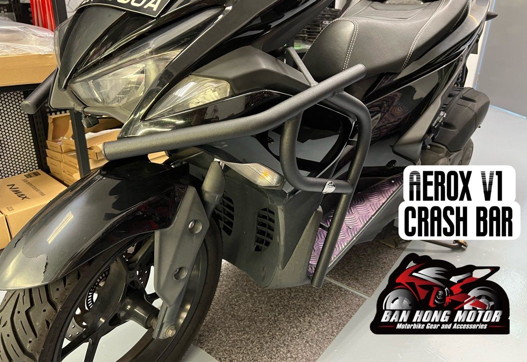 Aerox V1 Crash Bar, Motorcycles, Motorcycle Accessories on Carousell