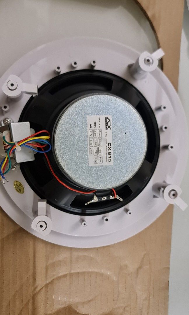 AEX SYSTEM CX 815Mount 2-Way Coaxial Ceiling Loud speaker, Audio ...