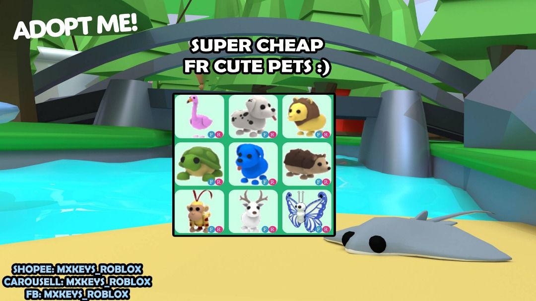 AFFORDABLE AND CUTE ADOPT ME PETS :) on Carousell
