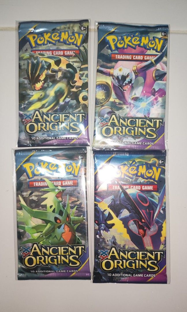 Pokémon Ancient Origins booster pack art set, Hobbies & Toys, Toys ...